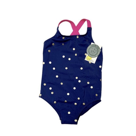 Mini Boden | Swim | Nwt Mini Boden Cross Back Swim Suit Size 218m ...